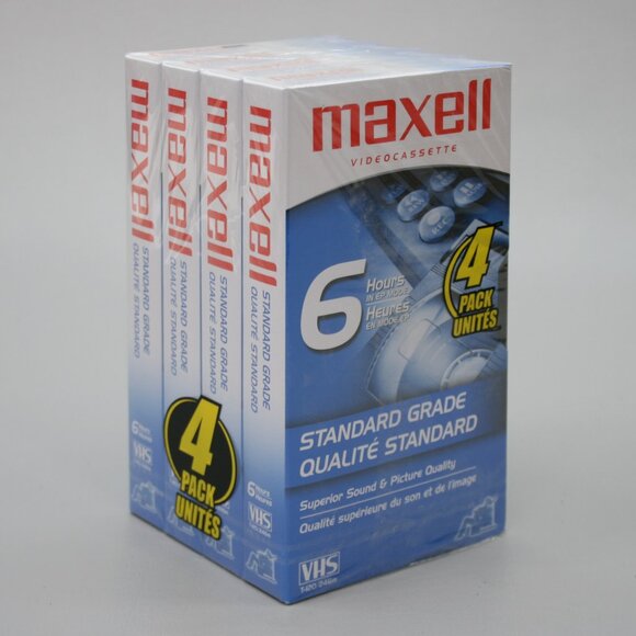 Maxell | Cameras, Photo & Video | Lot 4 Maxell T2 Standard Grade Vcr ...